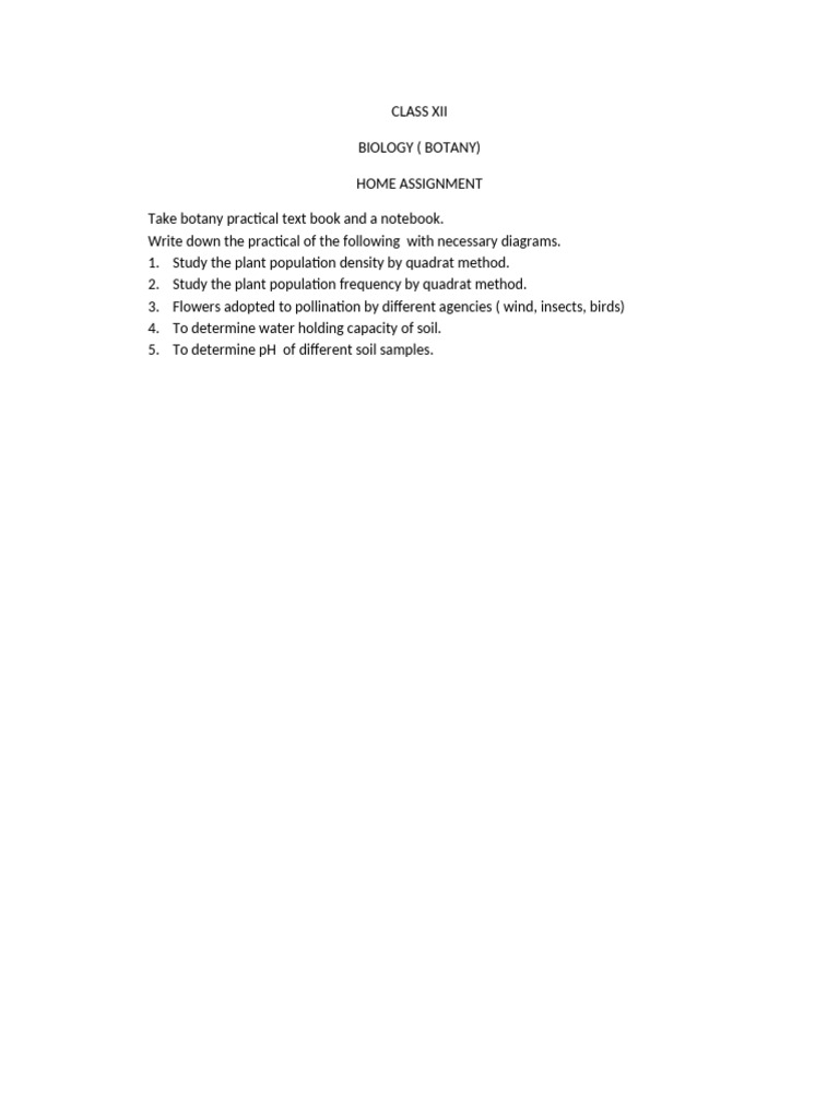 Class Xii Botany | PDF