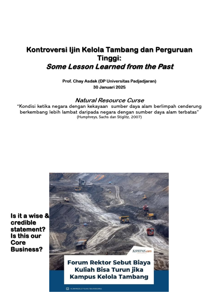 Dampak Pertambangan Terhadap Lingkungan | PDF