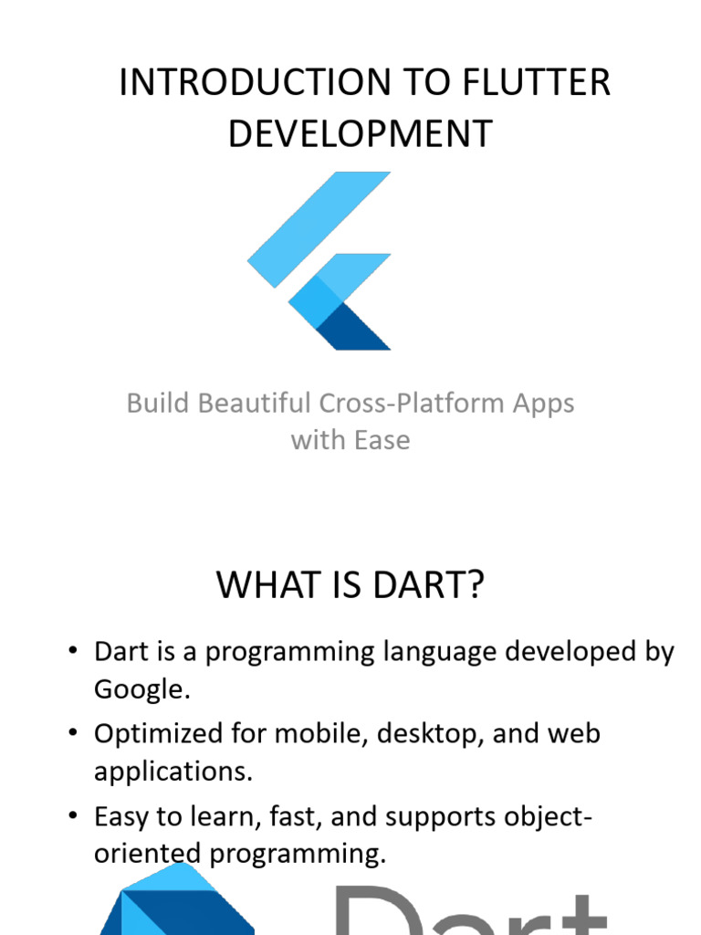 Flutter Dinesh Presentation | PDF