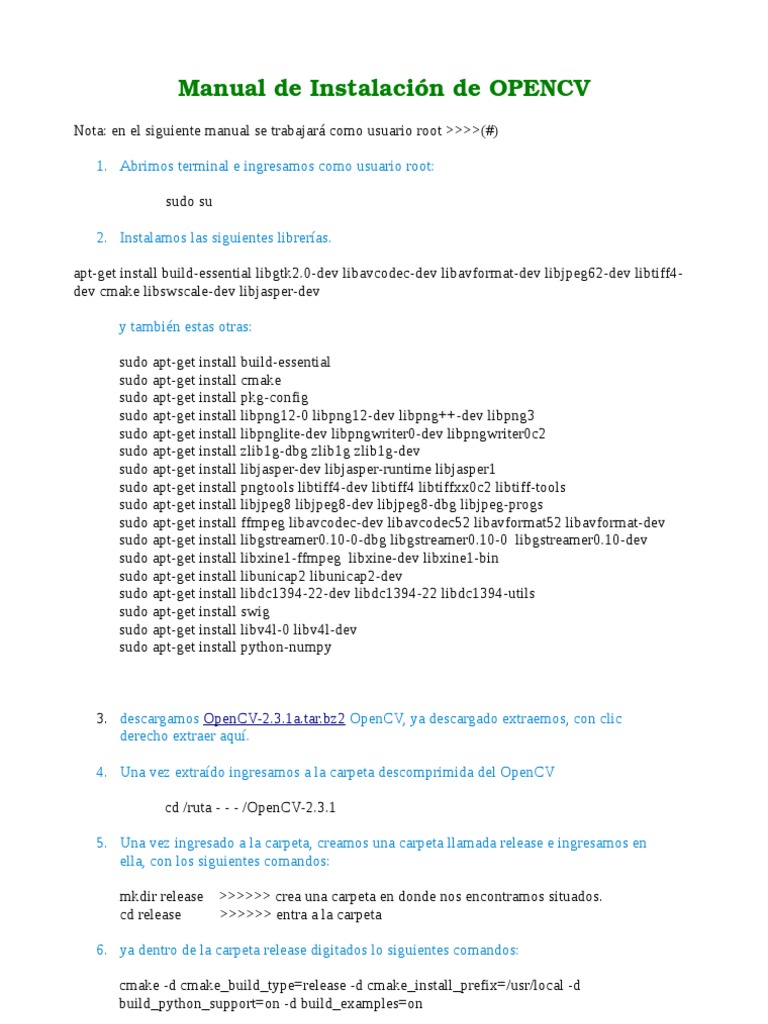 Manual Instalacion OpenCV & CodeBlocks | PDF | Ingeniería Informática | Arquitectura de Computadores