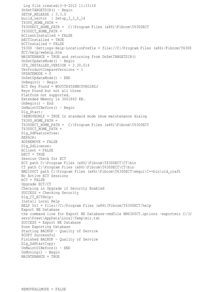 Setup Log | PDF | Windows Registry | Operating System Families