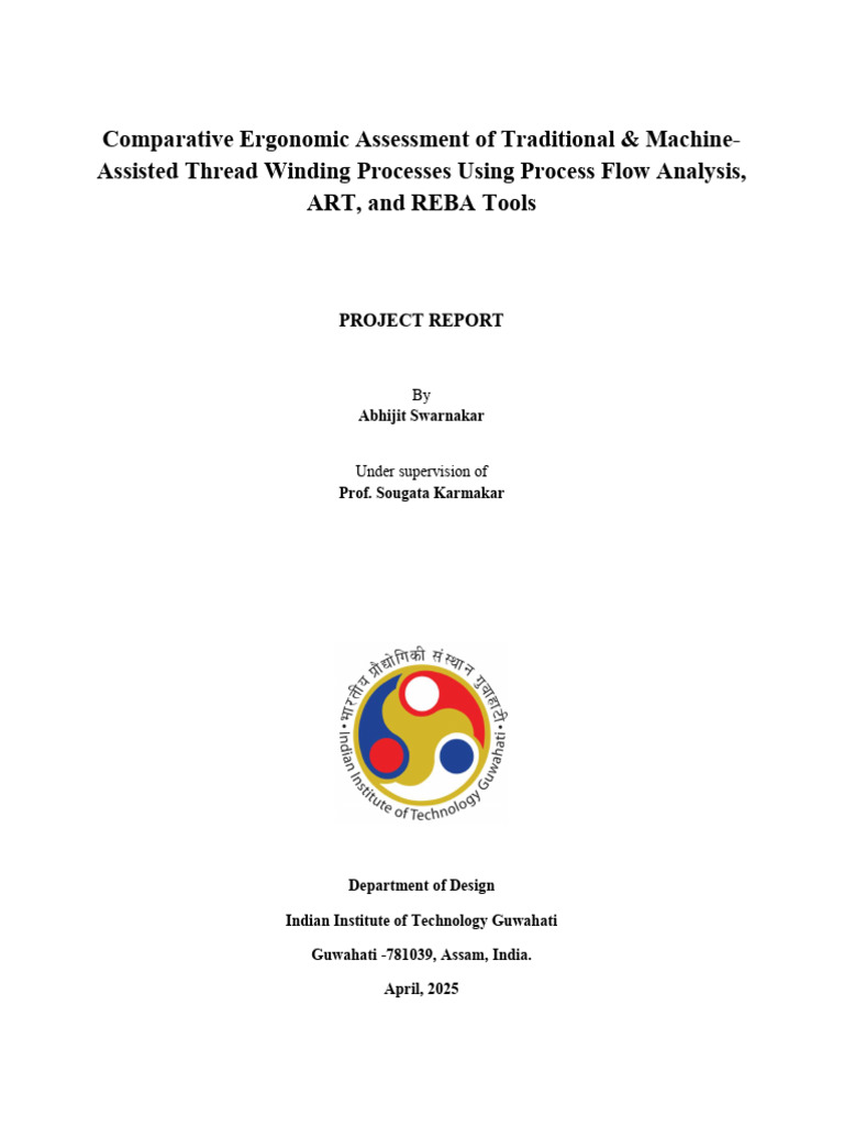 REPORT Ergonomic Evaluation | PDF