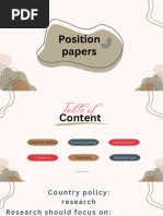 Model UN Position Paper Guide | PDF | United Nations | International ...