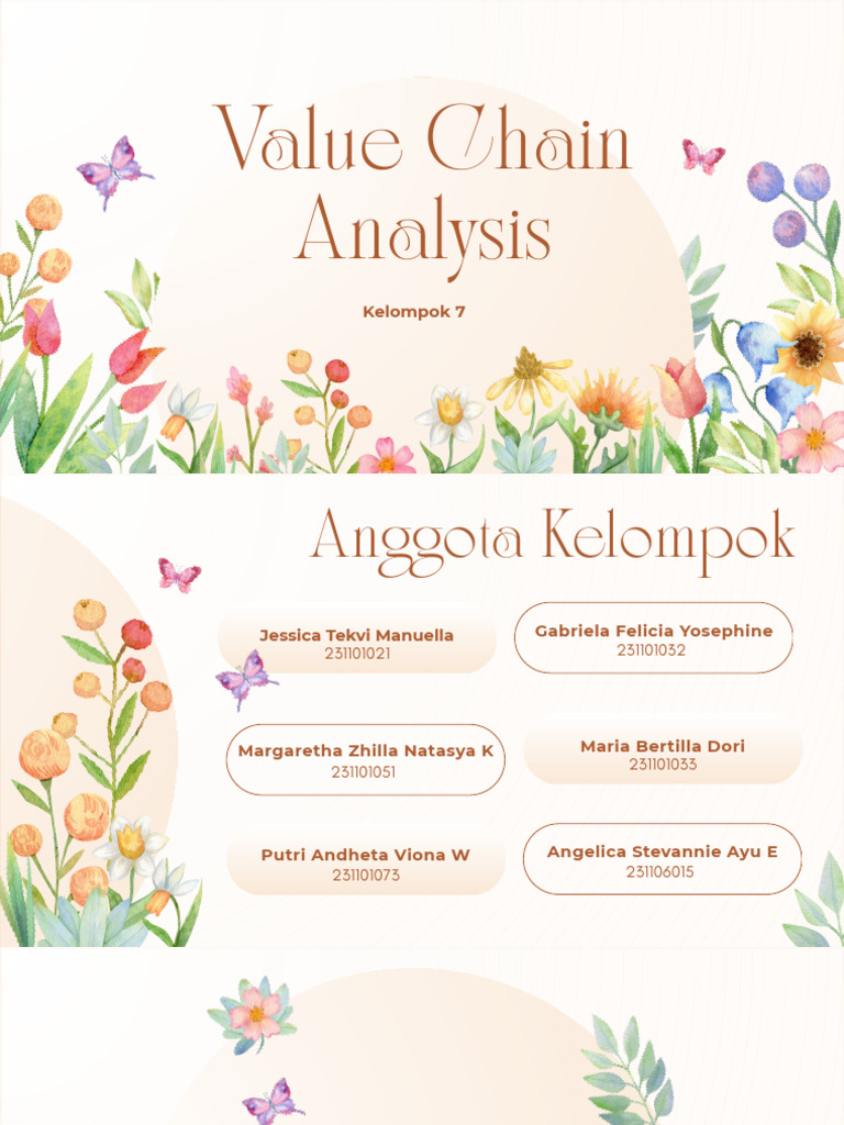 Value Chain Analysis | PDF