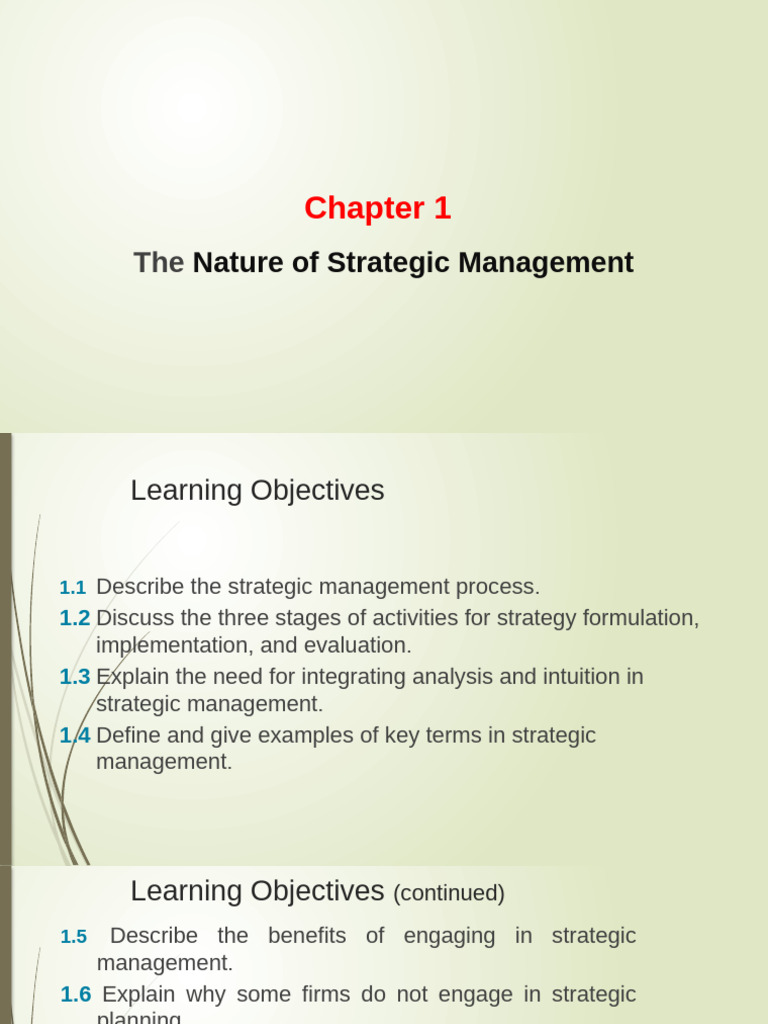 Strategic Management Essentials Explained | PDF | Strategic Management ...