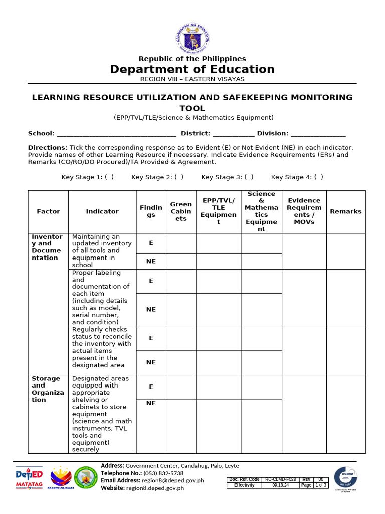 Learning Resource Monitoring Tool | PDF
