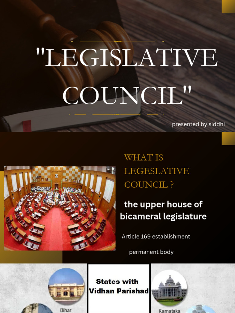 Legislative Council | PDF