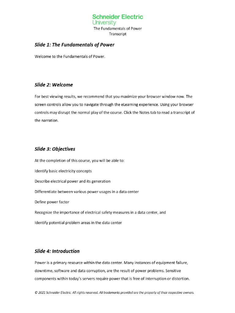 Power | PDF