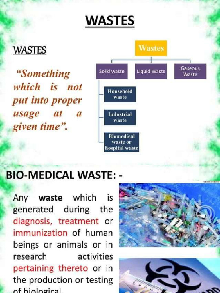 Bio Medical Waste | PDF