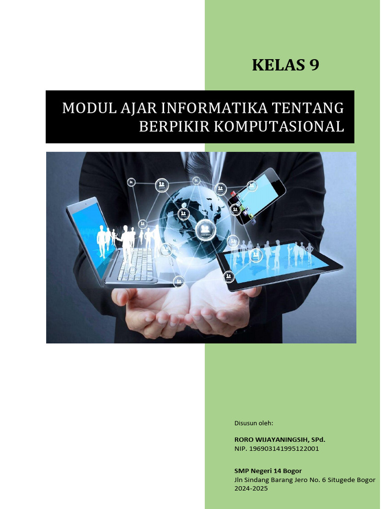 Modul Ajar Informatika Berpikir Komputasional Kelas 9 Ok | PDF