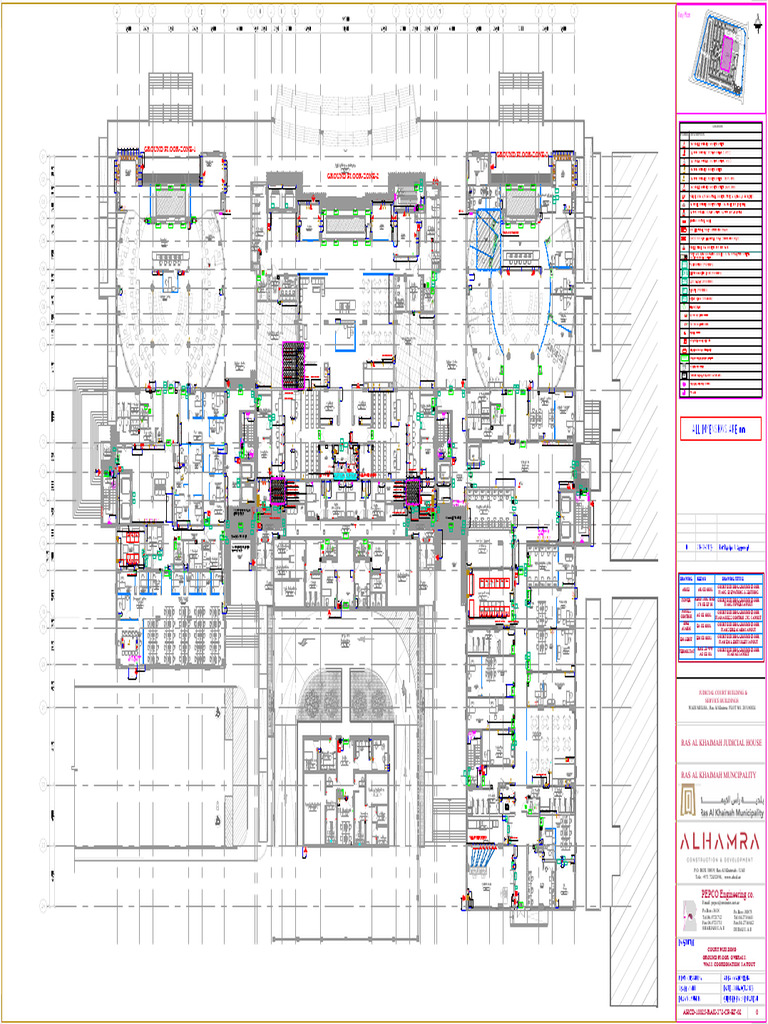 Ahcd 18025 Rak 372 CB Ep 02 Court Building Ground Floor Plan Wall ...