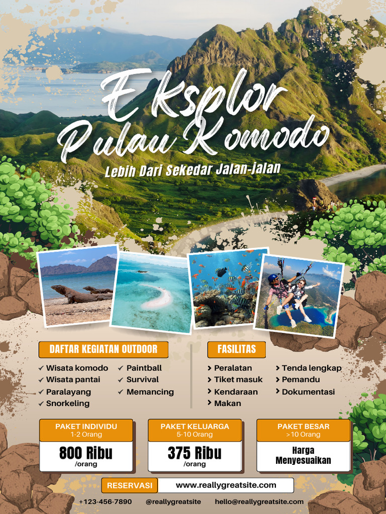 Cokelat Promosi Paket Wisata Alam Flyer - 20250728 - 172814 - 0000 | PDF