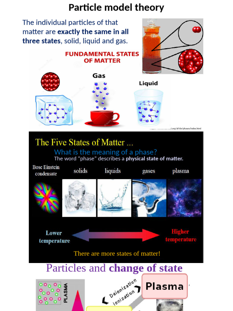 Topic 2 01 - Particle Theory Model and The Atom | PDF | Atoms | Atomic ...