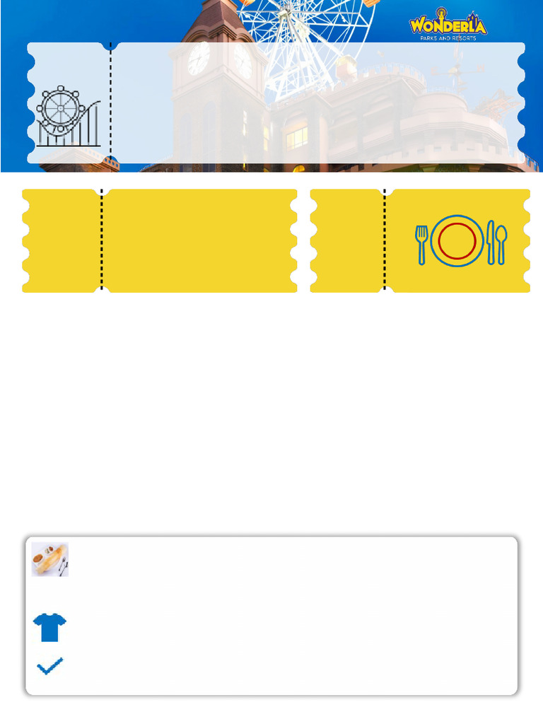 Wonderla Booking# 2057371 | PDF