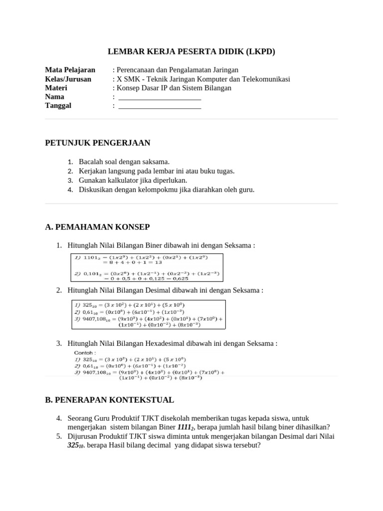 Konversi Bilangan Biner 11112 | PDF