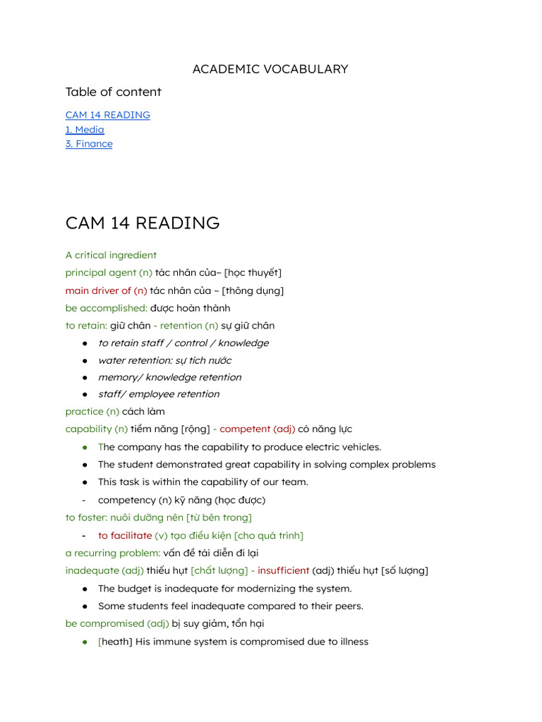 Academic Words | PDF
