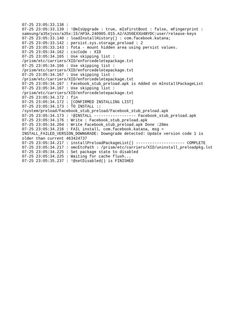 Preload Installer | PDF