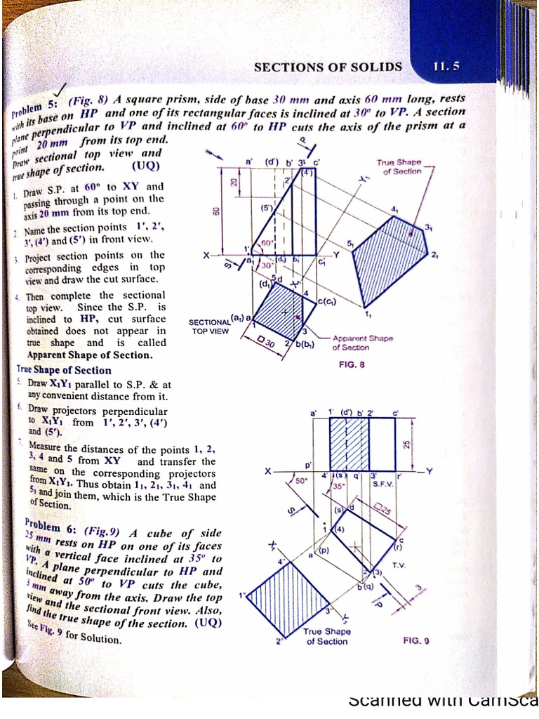 Sections of Solids | PDF