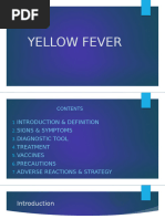 Yellow Fever Overview and Vaccination Guide | PDF | Yellow Fever | Vaccines