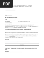 Willingness Letter Format for Schools | PDF
