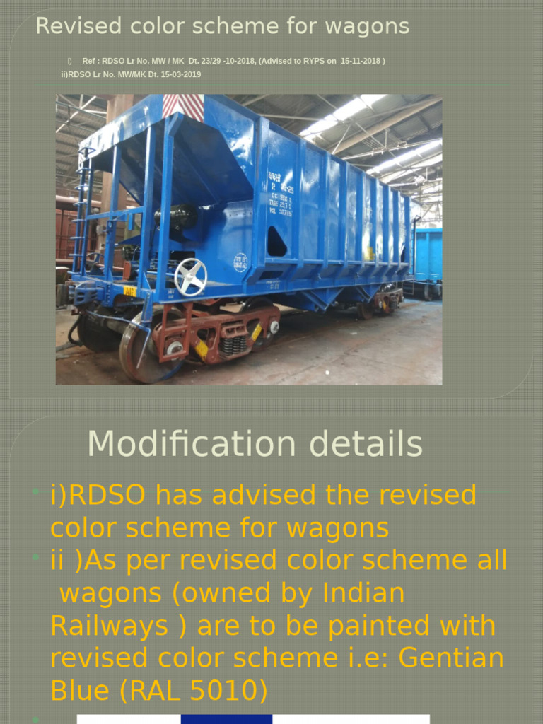 Revised Wagon Color Scheme Guidelines | PDF