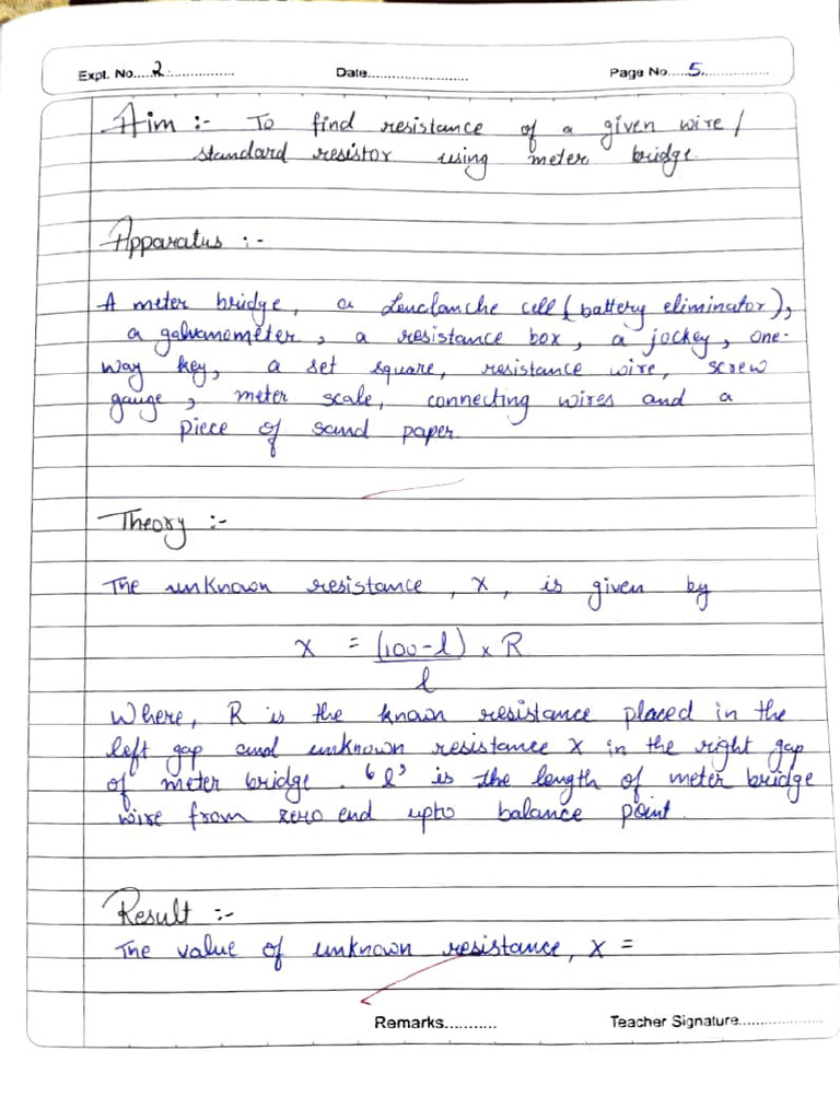 Physics Experiment 2 | PDF
