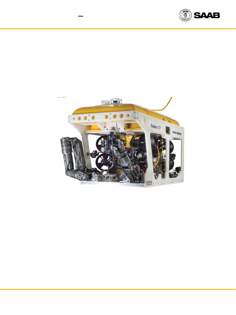 Seaeye Panther-XT Plus Overview | PDF | Equipment