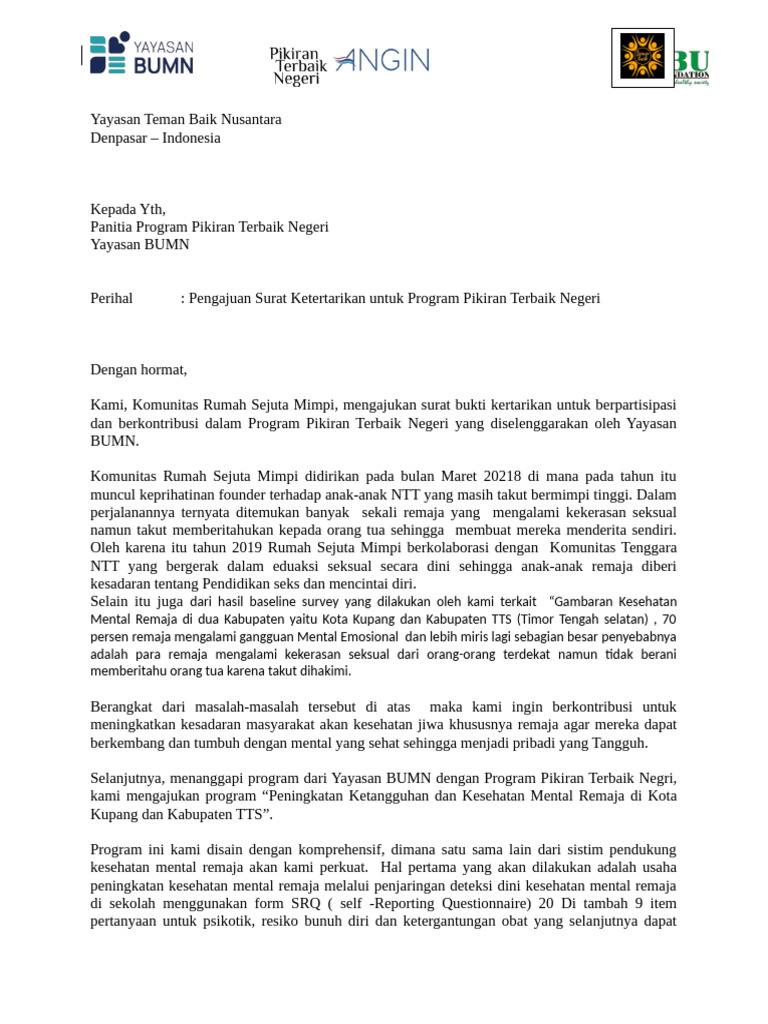 Letter of Interest RSM | PDF