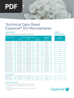 Expancel DU: Product Specification Expancel Microspheres | PDF ...