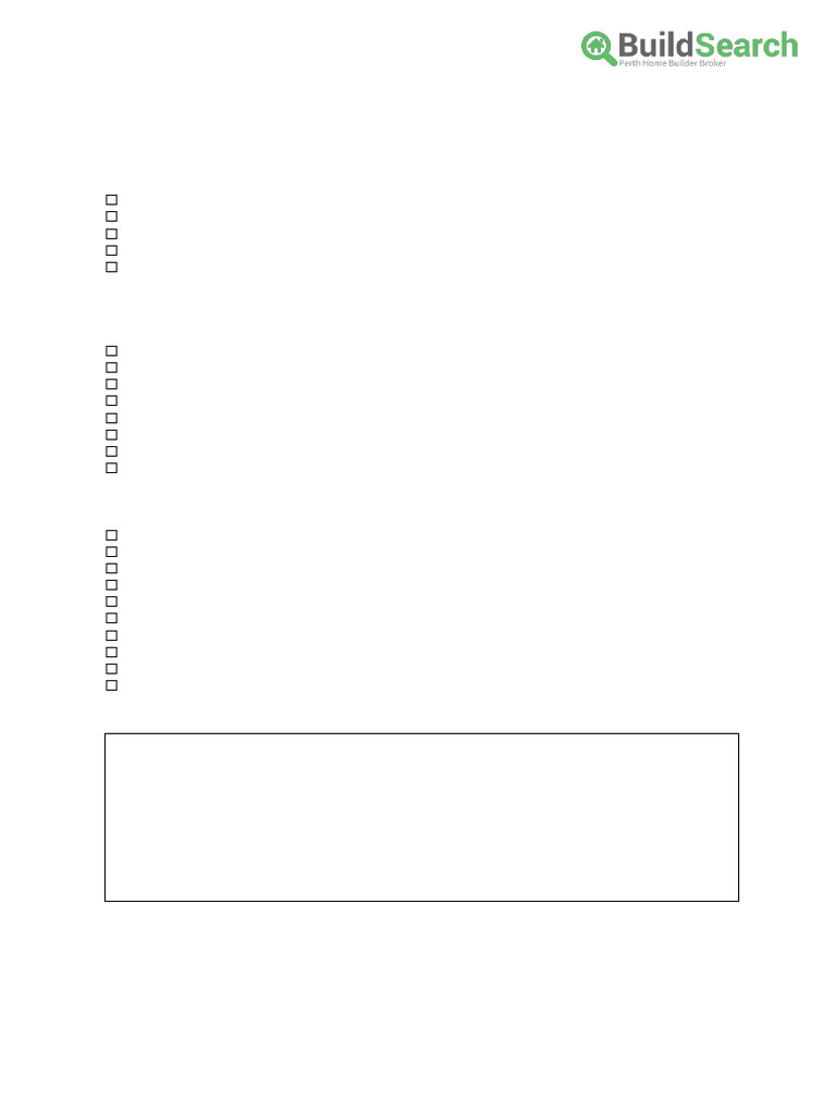 Final Home Inspection Checklist | PDF