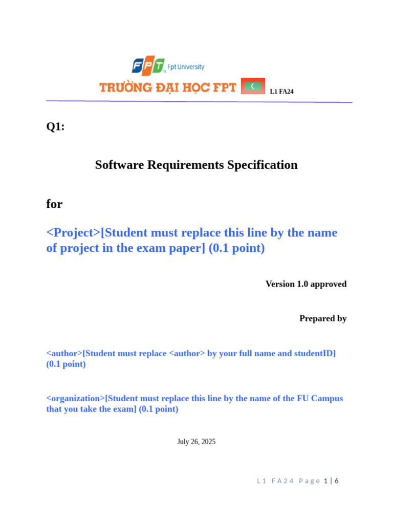 Swr302 Pe l1 Fa24 Template | PDF | Password | Computer Engineering