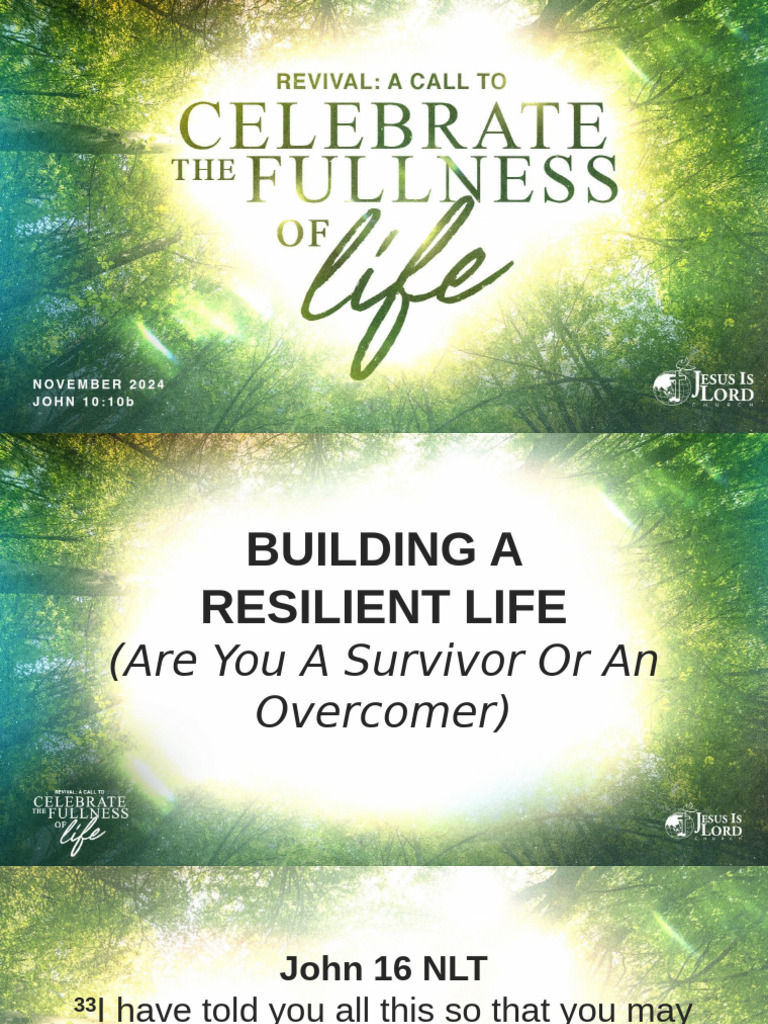 Building Resilience: Overcome Life's Trials | PDF | Faith | Jesus