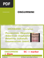 Types of Amabizo in Zulu Language | PDF
