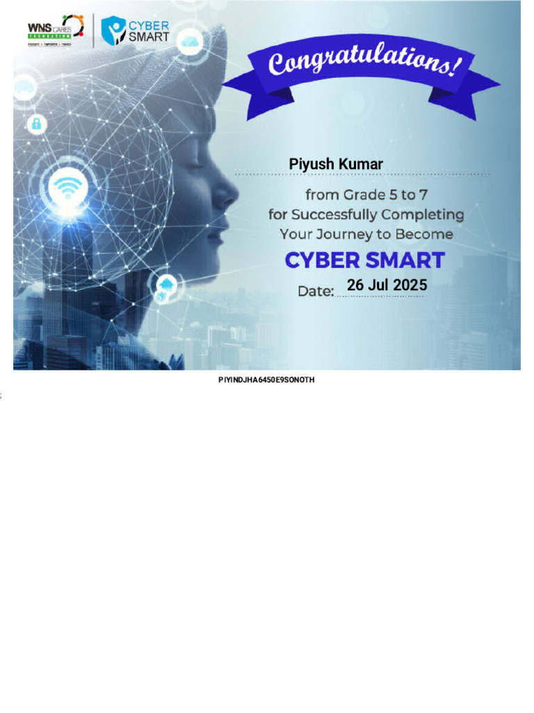 Piyush Kumar - CyberSmart | PDF