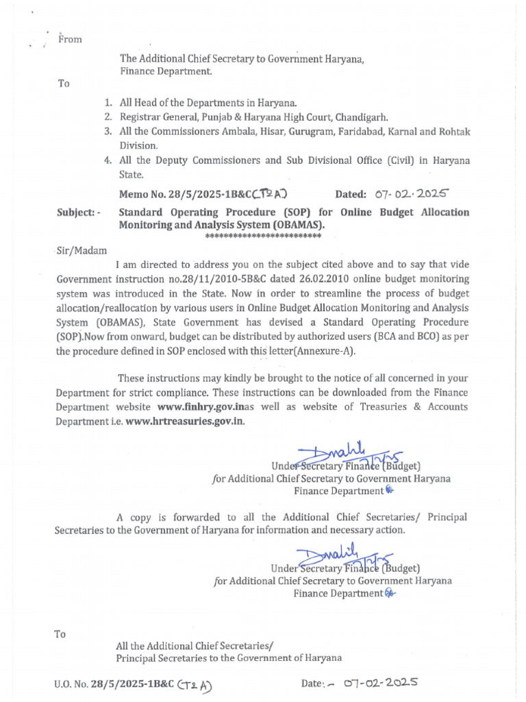 FD instructions BCA February 2025 | PDF