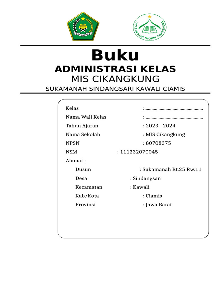 Administrasi Guru 2025 | PDF