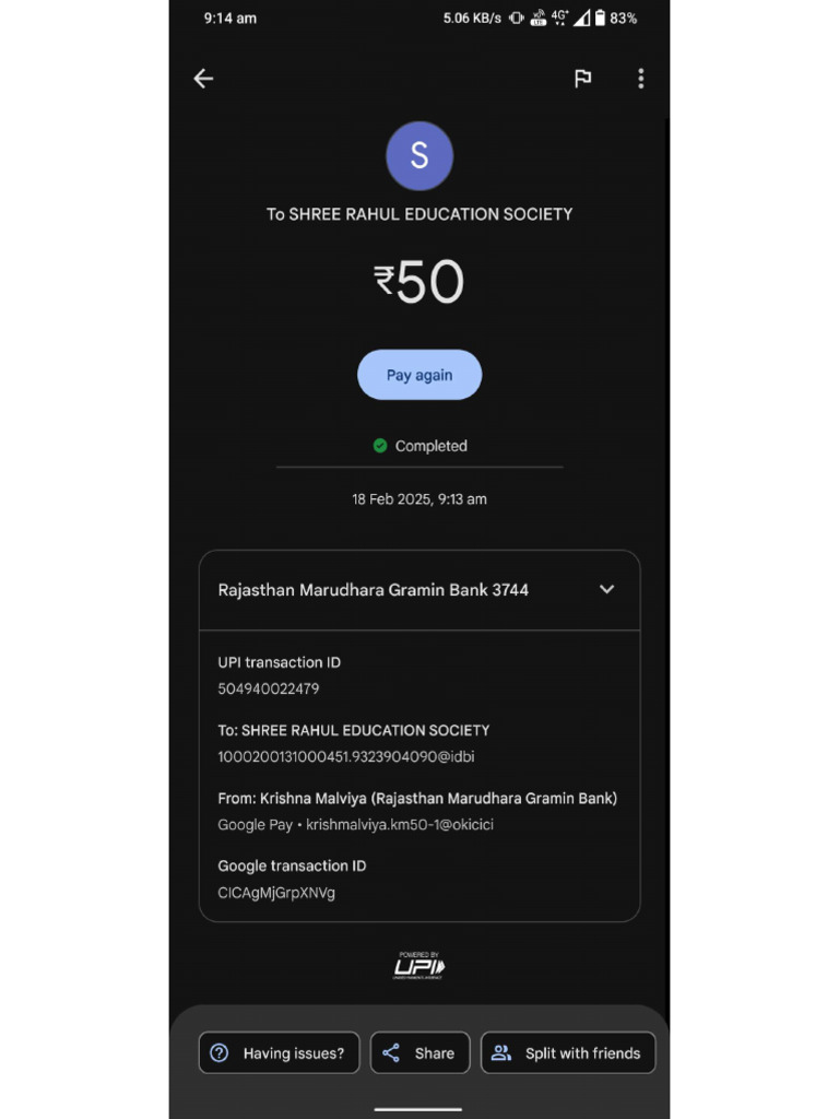 BG Mi Registration Payment | PDF