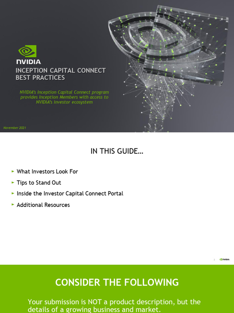 Best Practices - Inception Capital Connect.v3 | PDF | Startup Company ...