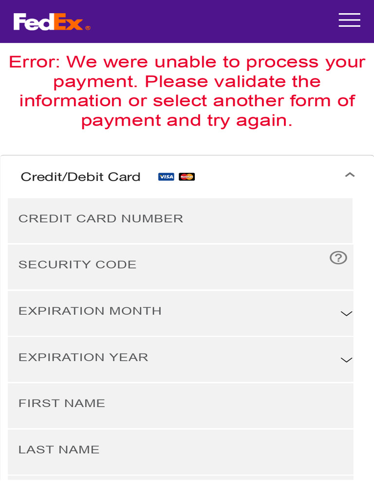 Your Payment FedEx Express | PDF