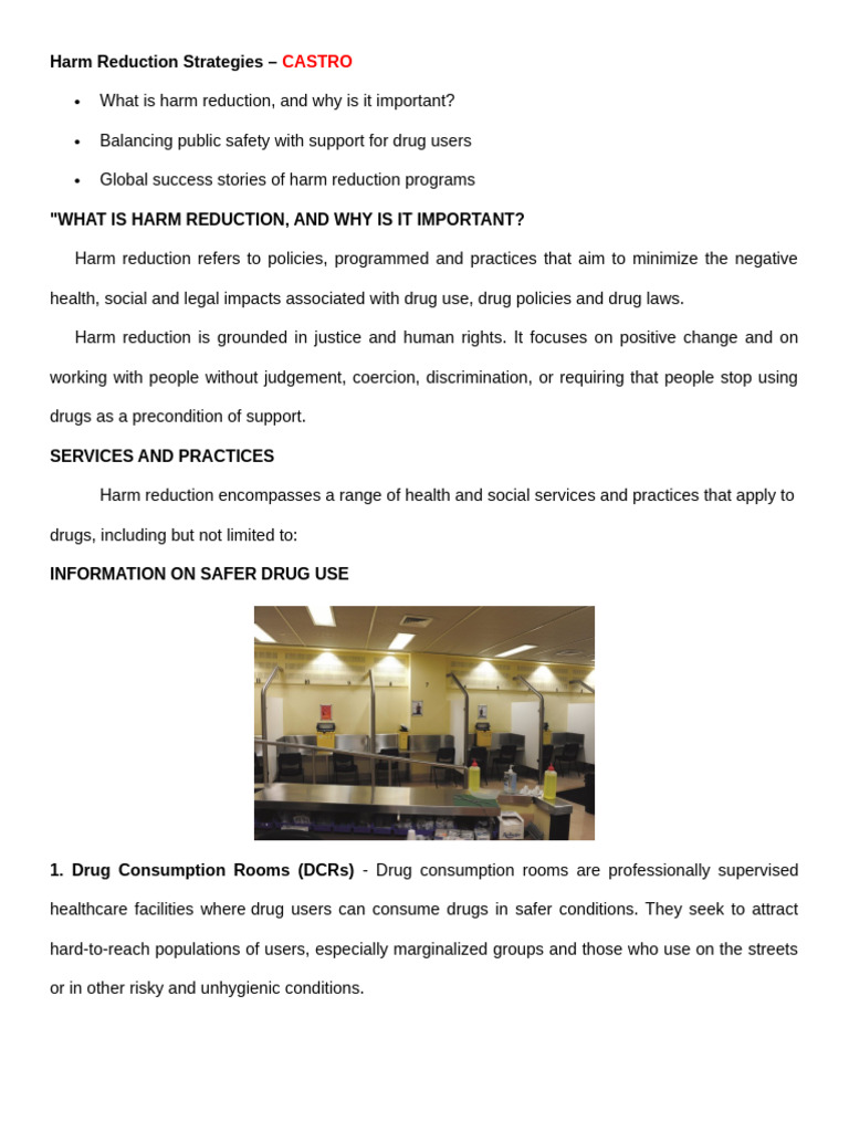 Harm Reduction - Reviwer | PDF | Addiction | Opioid Use Disorder