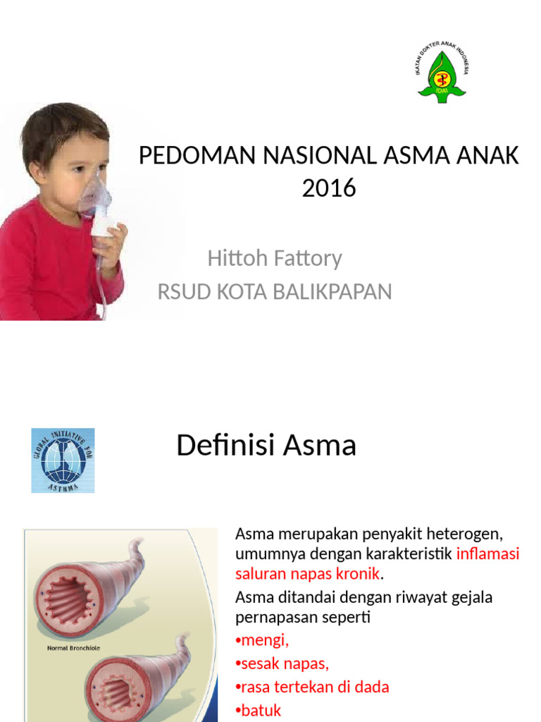 Pedoman Tatalaksana Asma Anak 2024 | PDF