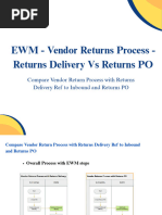 Vendor Return Process in SAP EWM | PDF | Business Economics | Service ...