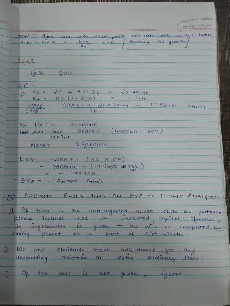 Equity Class 11 Notes | PDF
