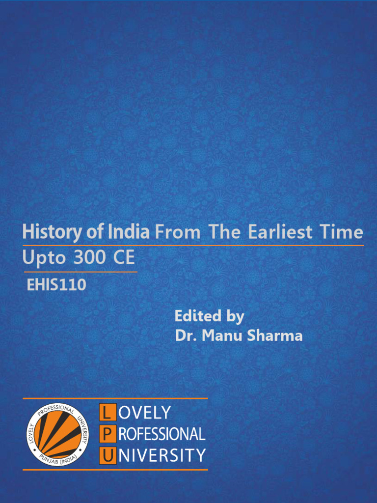 History of India to 300 CE Overview | PDF | Human Evolution | Stone Age