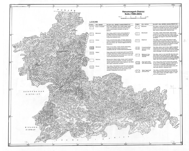 Soil Map Hanumangarh | PDF