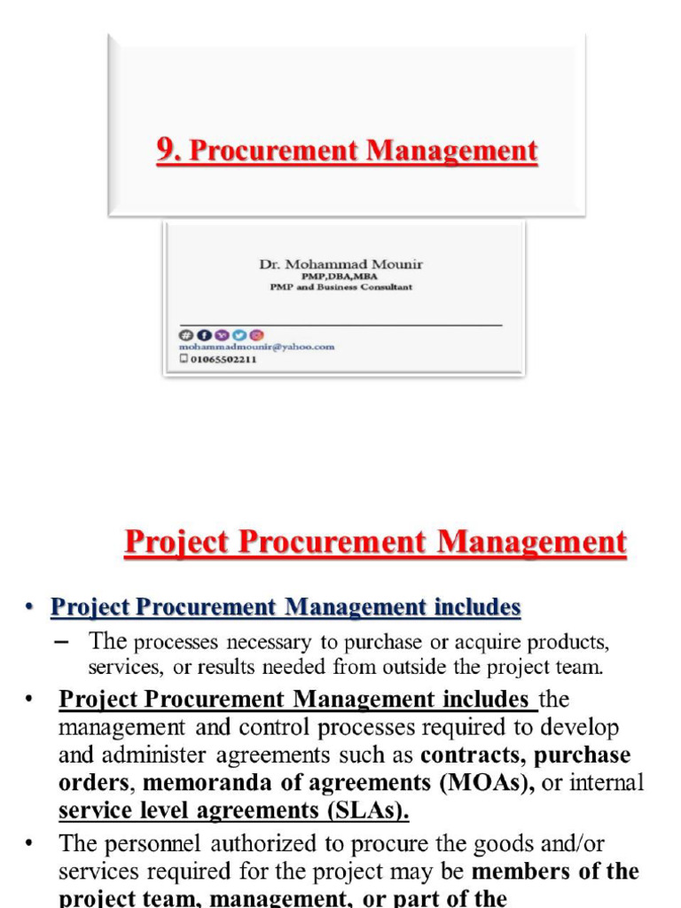 8 Procurement.. | PDF