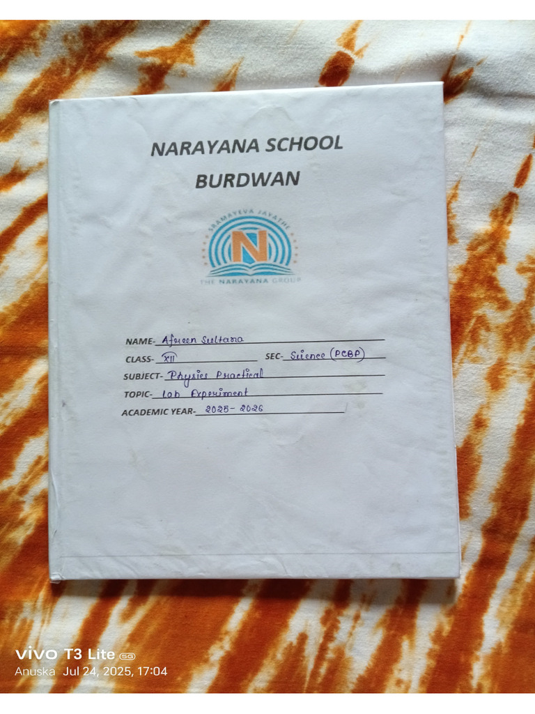 Physics Lab Experiment | PDF