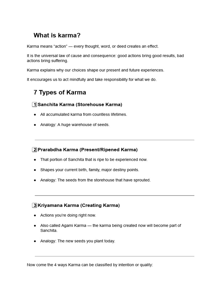 Understanding Sakama Karma | PDF | Karma | Āstika