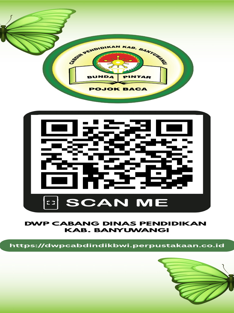 X Banner Barcode Pojok Baca Bunda Pintar (1) | PDF