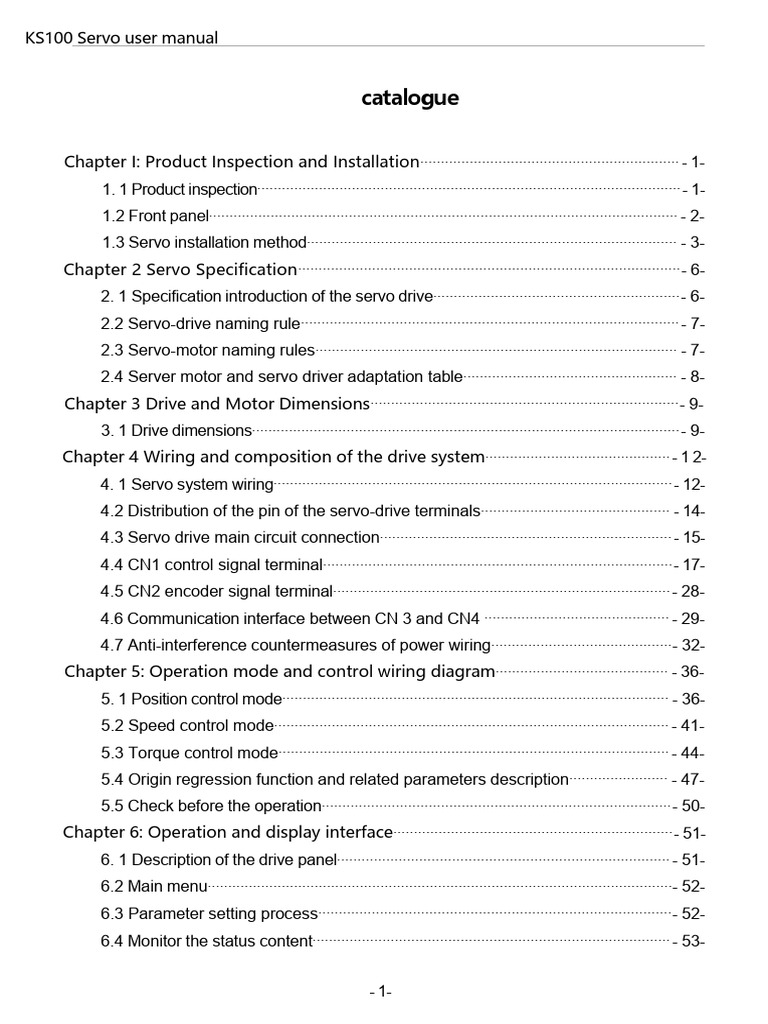 LW-100 Servo Motor Driver Manual Book - Translate | PDF | Power Supply ...